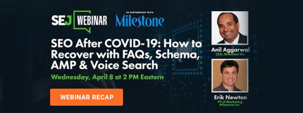 Webinar Recap: SEO after Covid19 | Milestone Inc.
