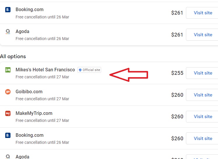 Google to Display Organic Meta Listings in Its Hotel Ads Section