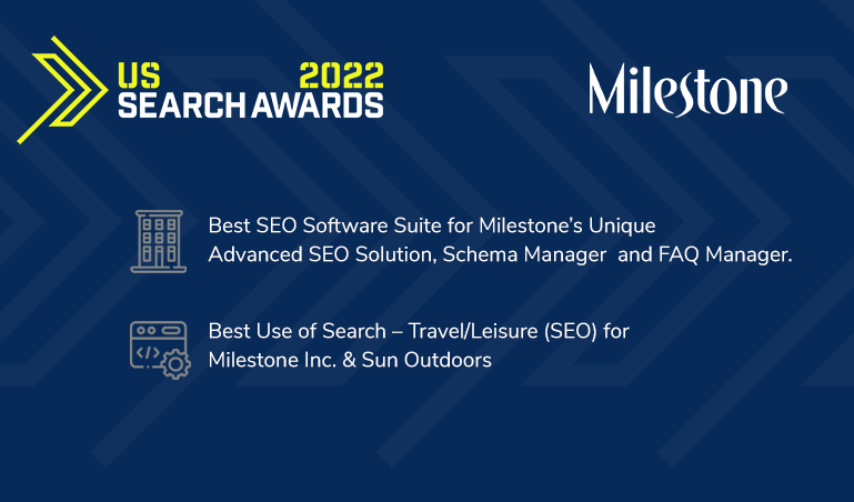 Search Awards for Milestone Inc.: Search Engine Land, US Search, CMS Wire